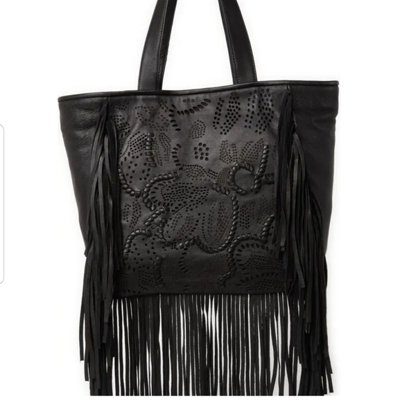 Frye | Bags | Frye Vivian Leather Fringe Tote Bag | Poshmark